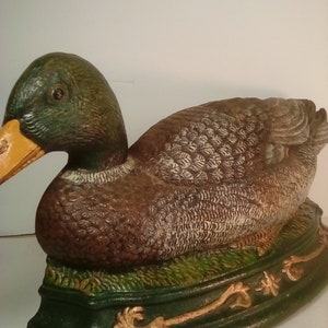 Mallard Duck Door Stop - Etsy