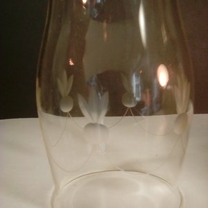 Beautiful Vintage Cream Color Glass Oil/ Kerosene Lamp - Etsy