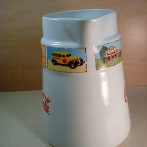 Ceramic Coca-cola Serving Pitcher - Etsy