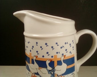 Vintage Mancer Italy Mid Century Ceramic Duck Pitcher - Etsy