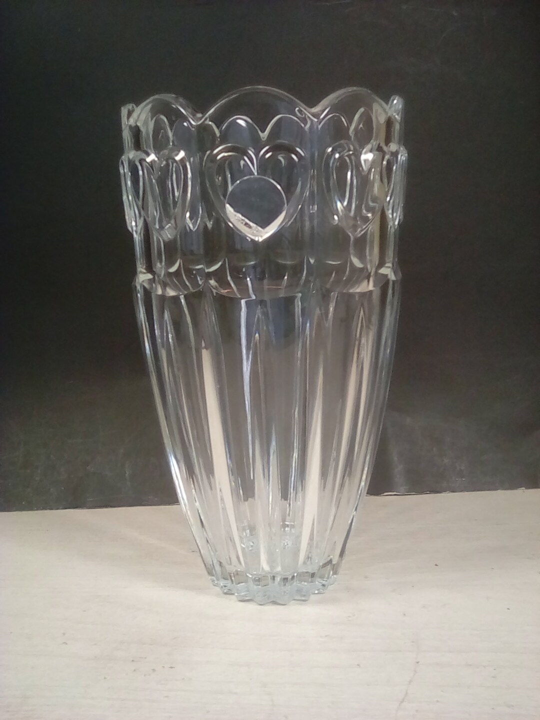Crystal Heart Flower Vases - Etsy