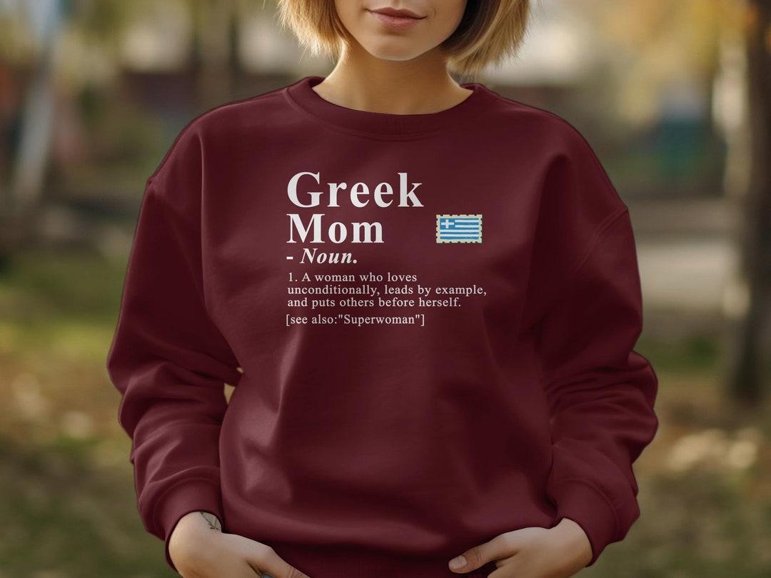 Greek Mom Definition T-shirt – Proud Heritage Tee for Mom – Greece ...