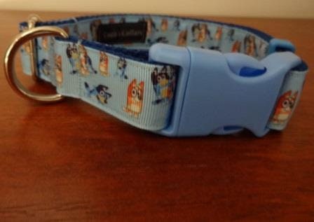 Bluey & Bingo Adjustable Dog Collar in Four Sizes And/or Lead - Etsy ...