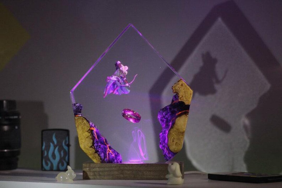 Lotr Gift, Custom Legolas, Lotr Lamp, Resin Lamp, Christmas Gifts, Gift ...