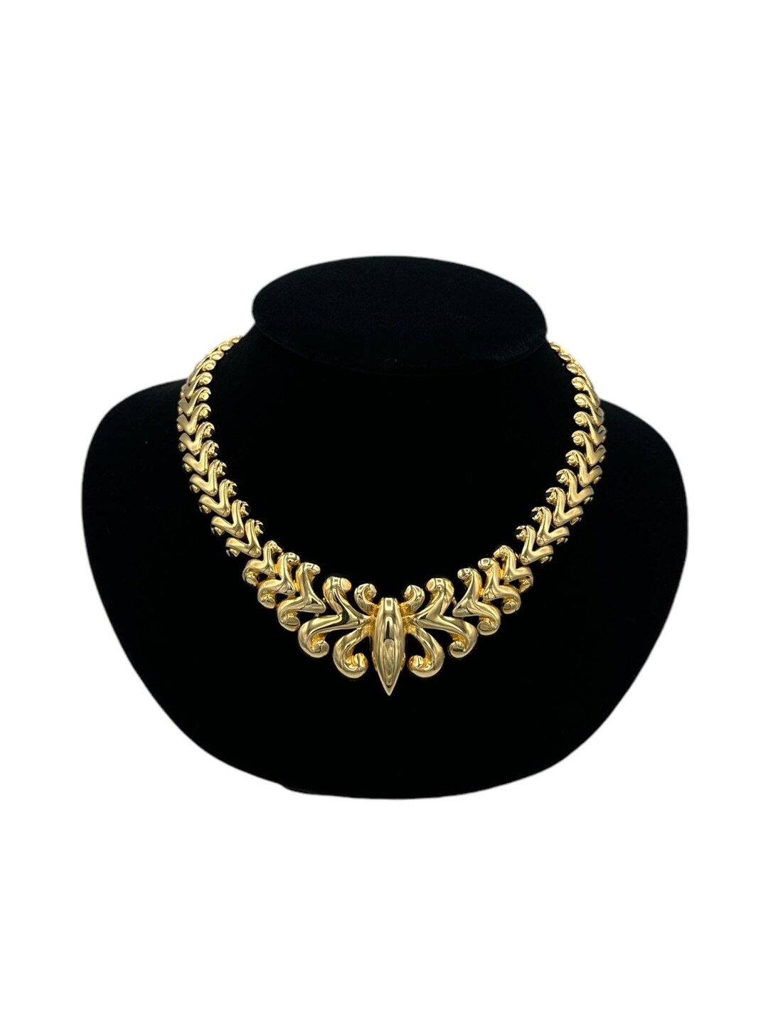 Premier Design Glossy Stylized Chain Necklace - Etsy