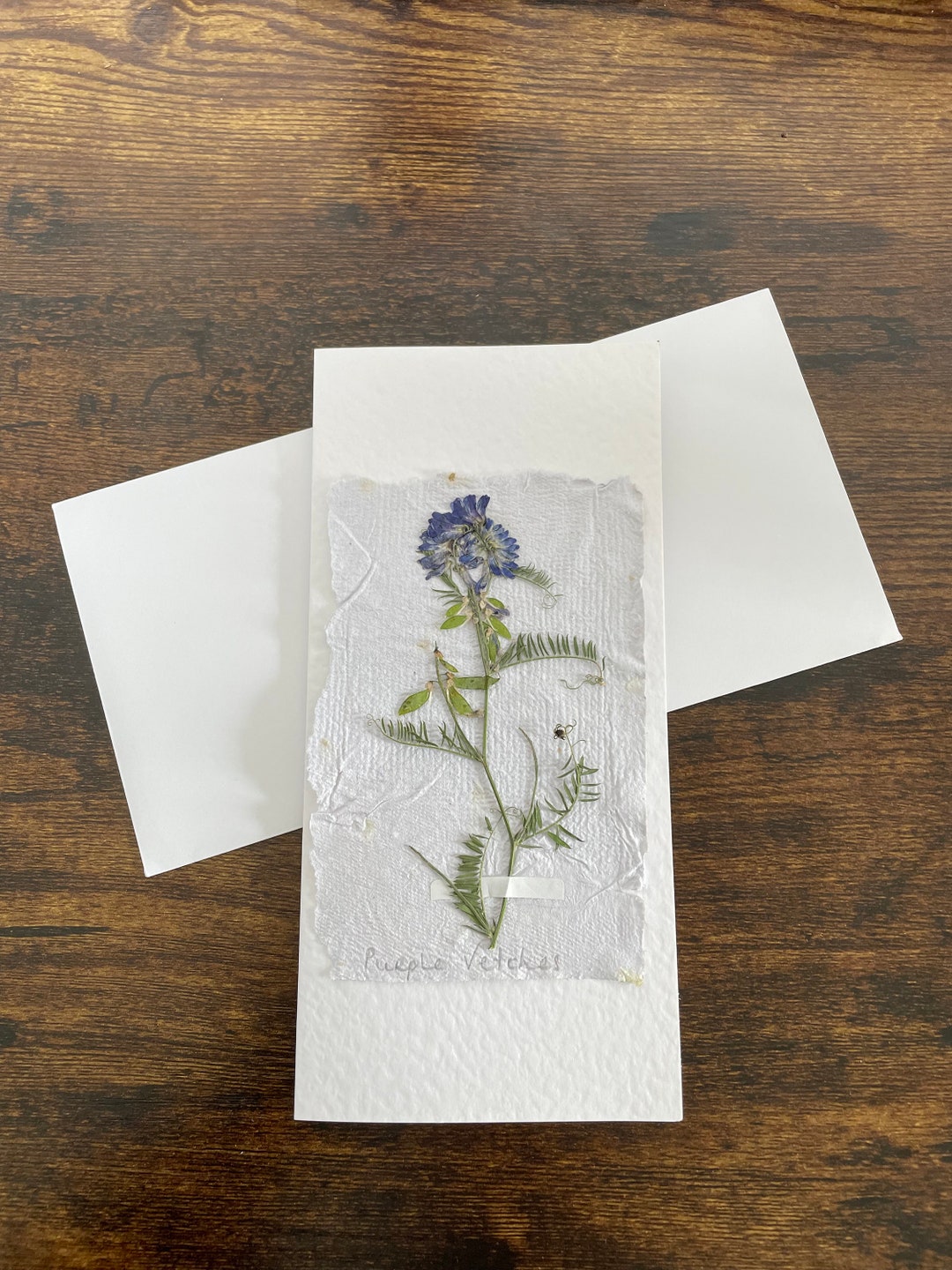 Pressed Flower Cards, Dried Flower Card, Flower Greeting Card - Etsy