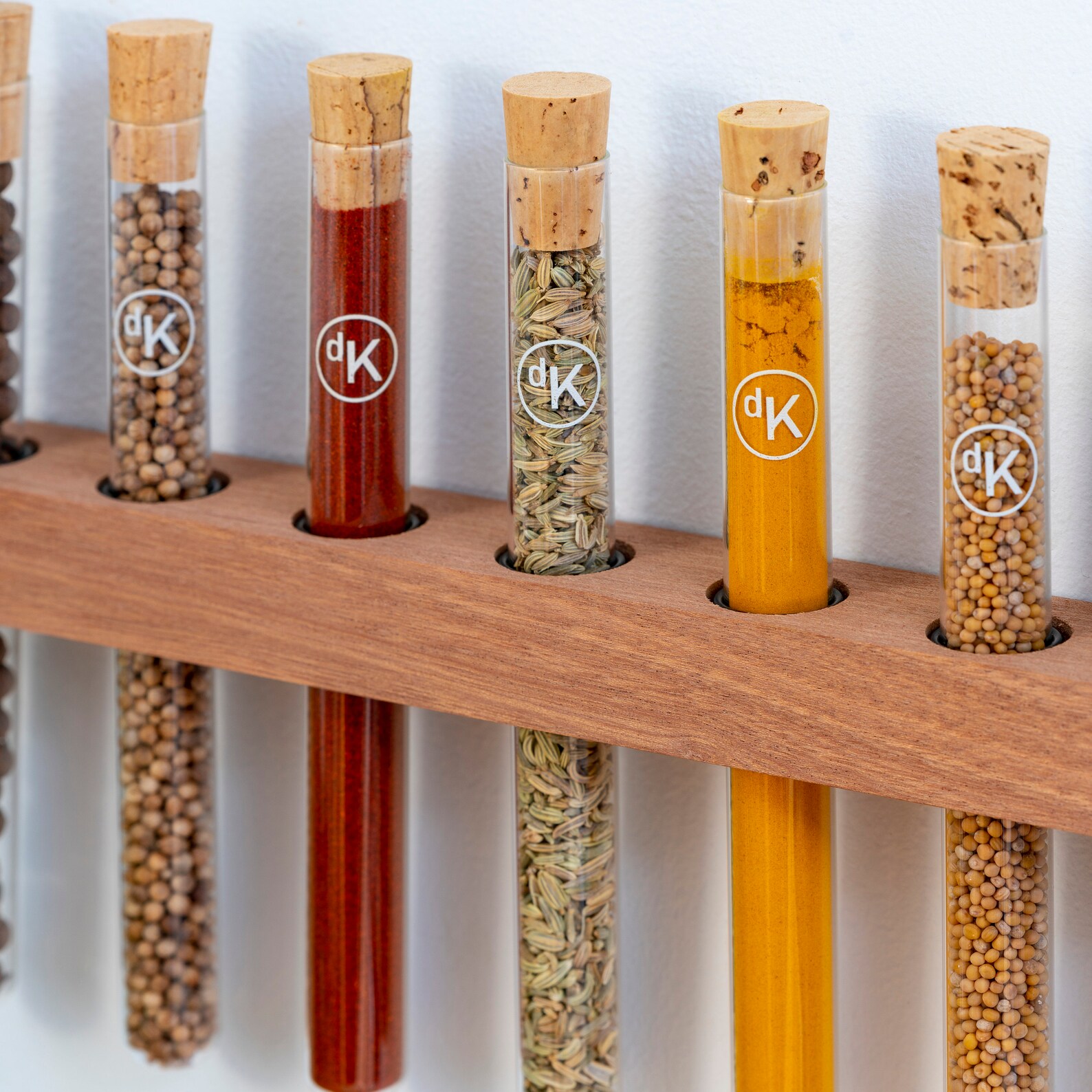 Spice Rack With Testing Tubes, Large - Etsy