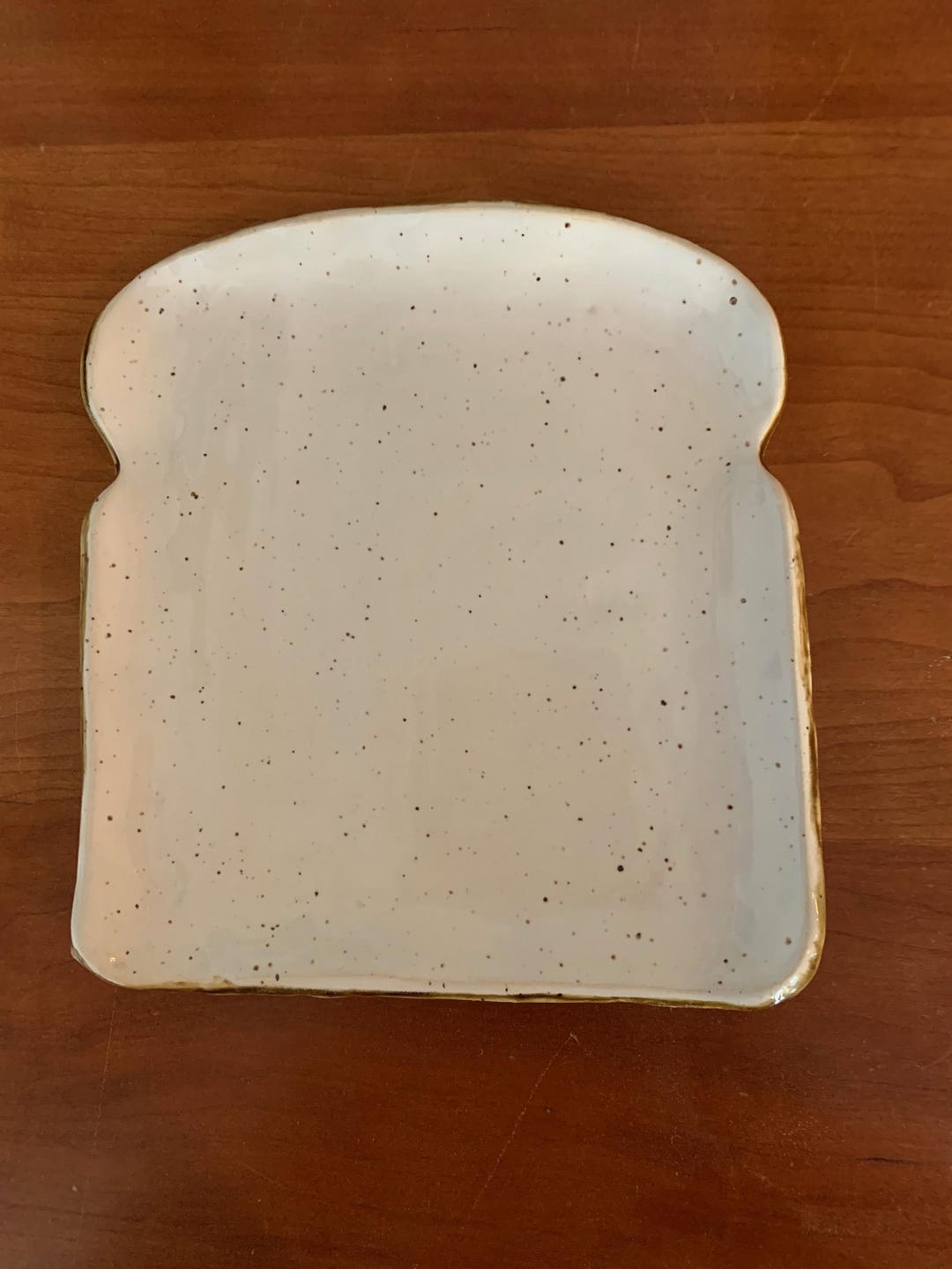 Toast Plate, White, Ceramic, Pottery, Breakfast, Kitchen Decor, Gift ...