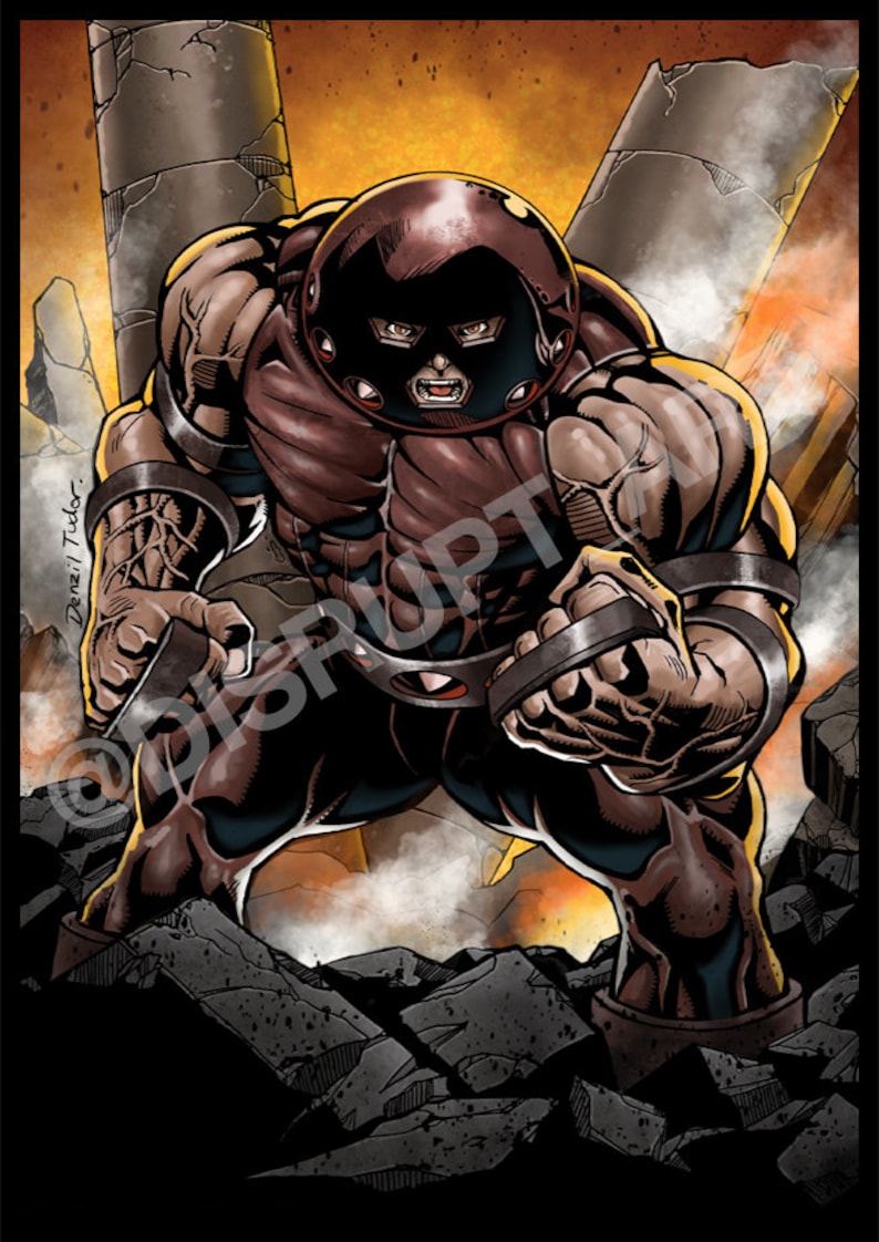 JUGGERNAUT A3 Poster Fan Art Print Marvel Comics - Etsy Australia
