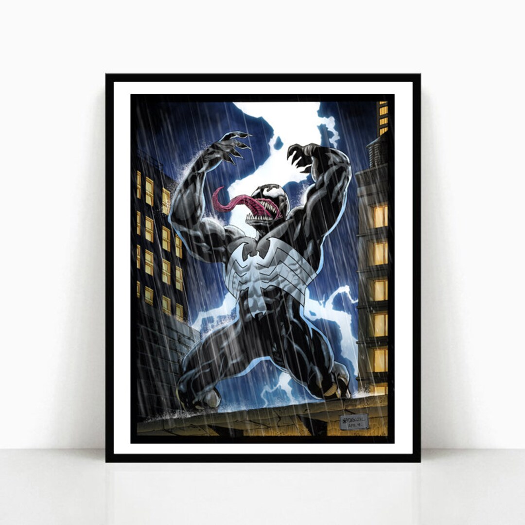 VENOM A3 Poster Fan Art Print Marvel Comics - Etsy