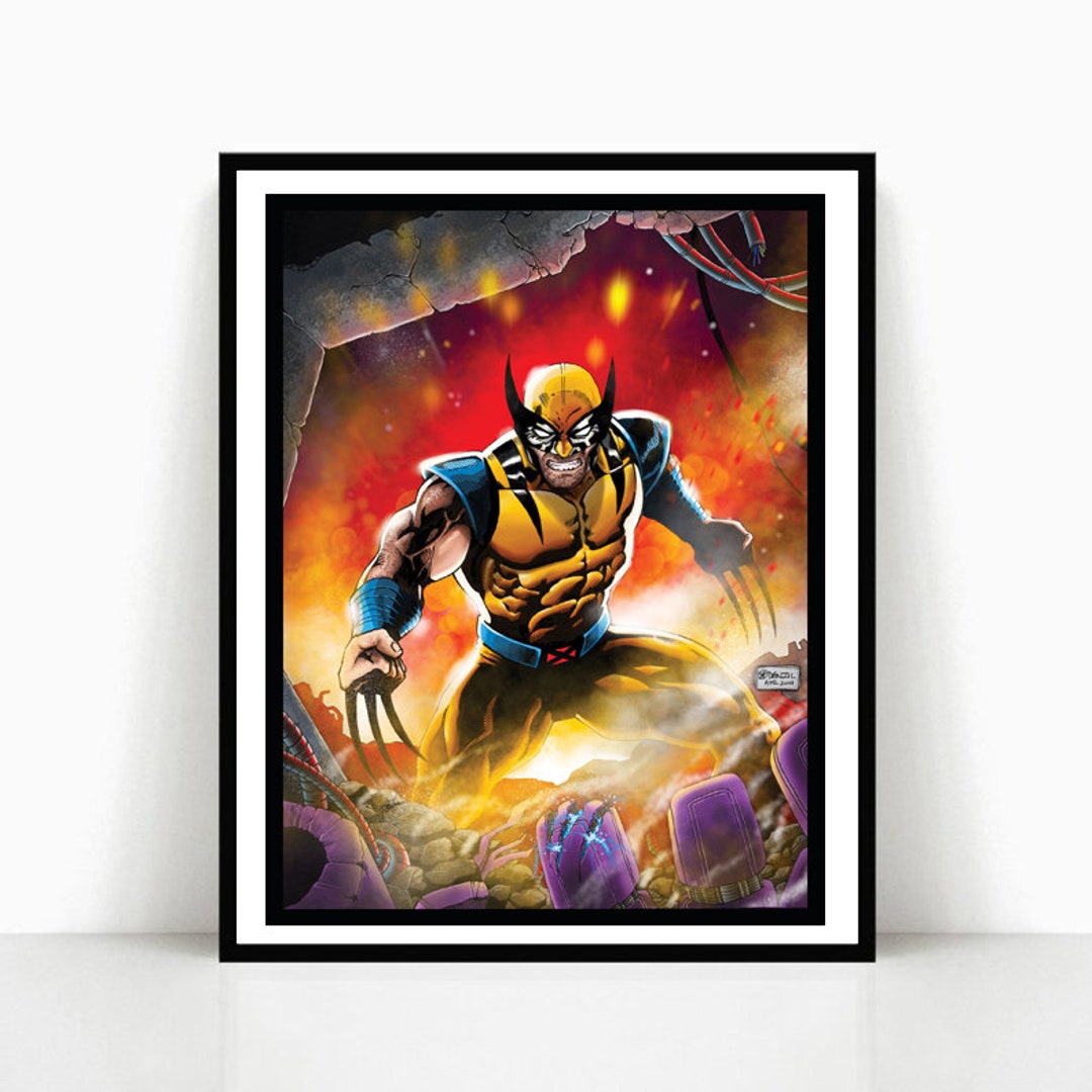 Wolverine A3 Poster Fan Art Print Marvel Comics - Etsy