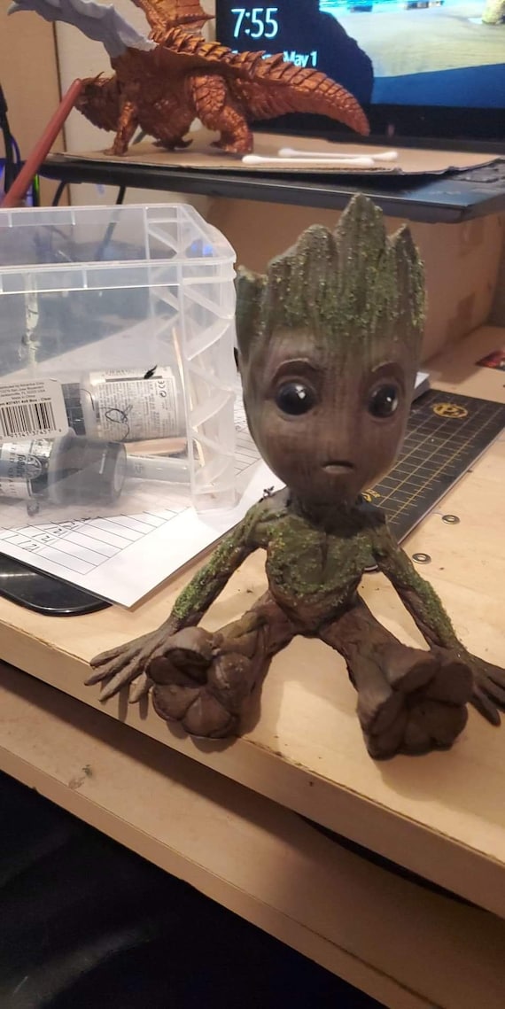 Baby Groot Desk Buddy | Etsy