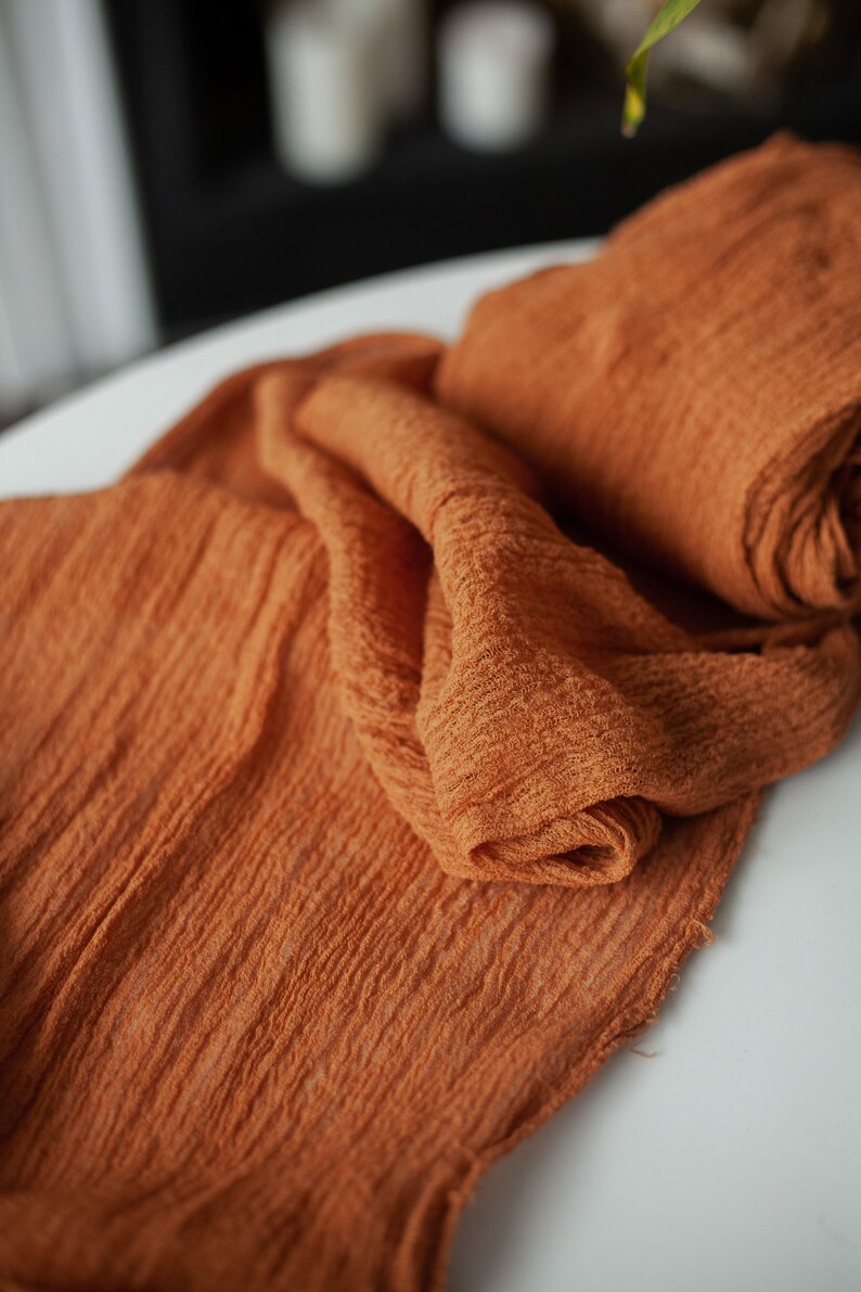 Fall Table Runner Wedding Arch Drape Cotton Fabric Wedding - Etsy