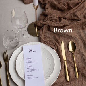 Terracotta Boho Wedding Cheesecloth Table Runner Wedding Arch Tape ...
