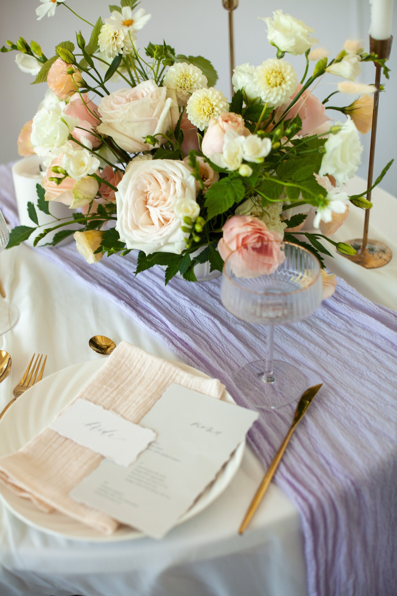 Lavender Wedding Cheesecloth Table Runner Lilac Wedding Arch - Etsy
