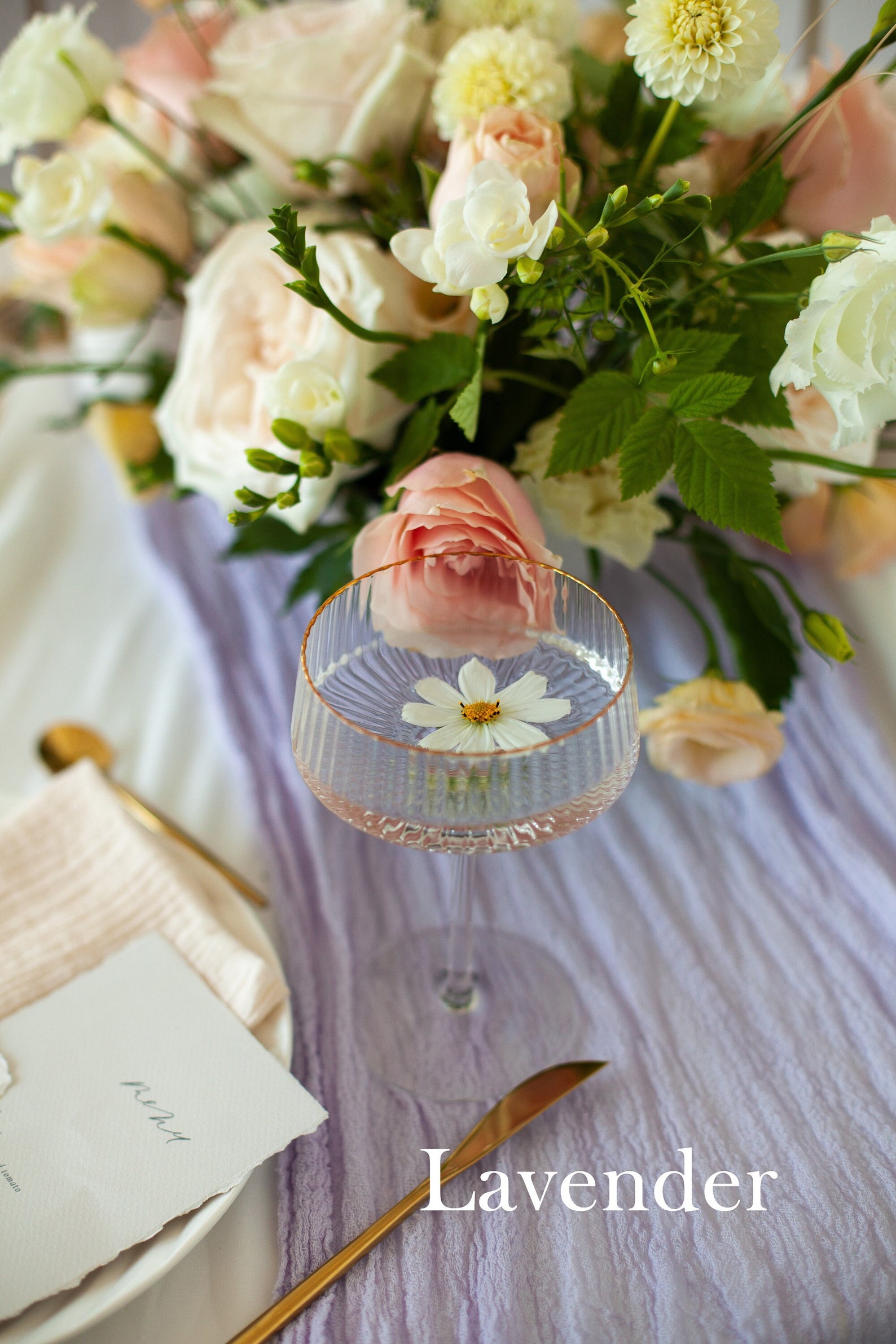 Lavender Wedding Cheesecloth Table Runner Lilac Wedding Arch - Etsy