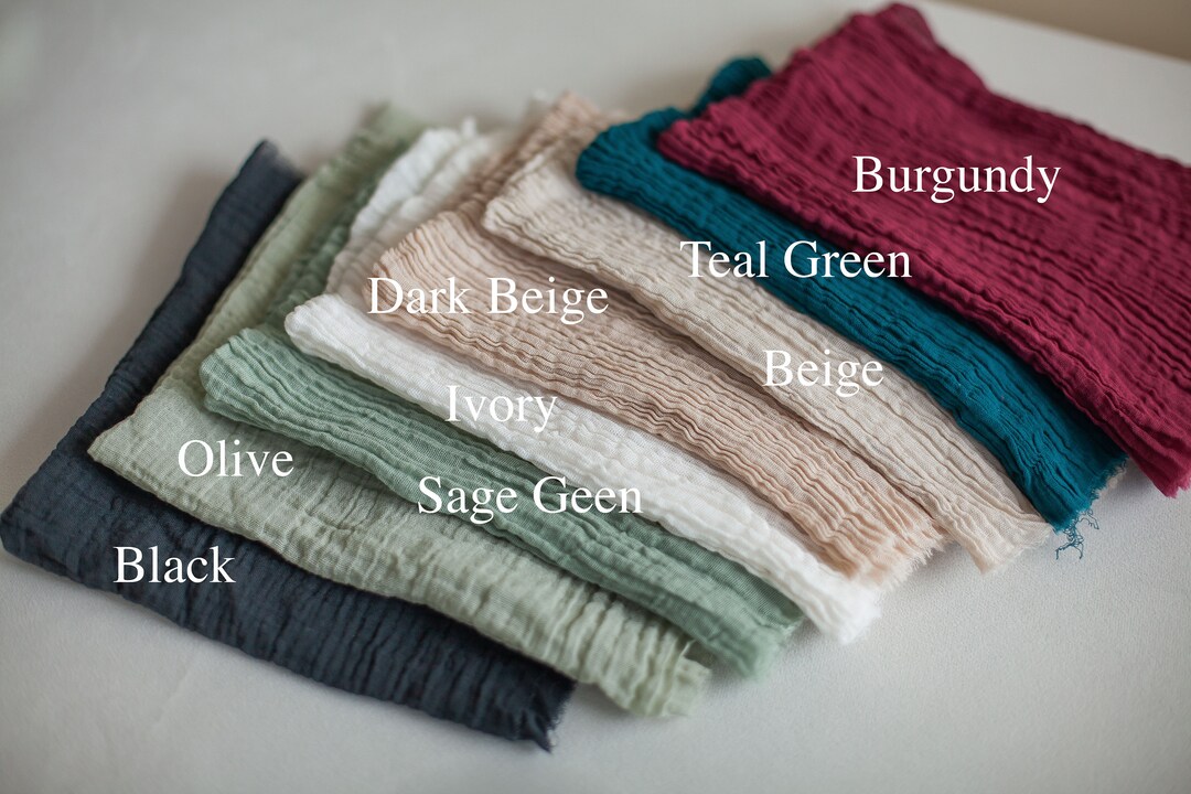 Sage Green Gauze Muslin Napkins Rustic Wedding Gauze Napkins Wedding ...