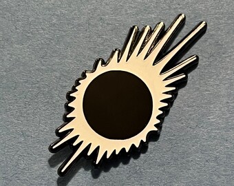 Alien Eclipse Enamel Pin Eclipse Pin Alien Pin Solar - Etsy