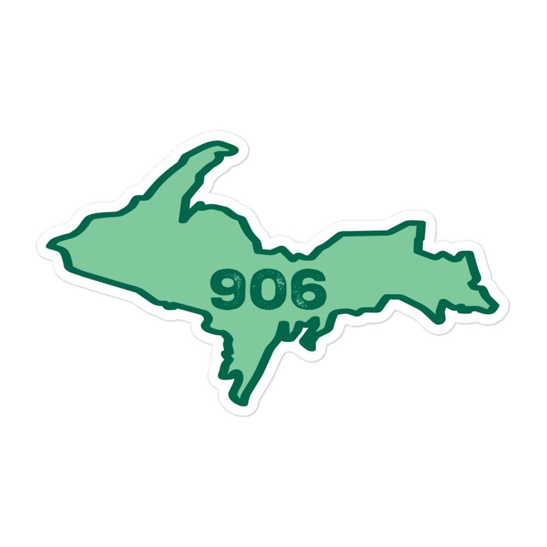 Yooper Michigan 906 Sticker Decal | Yooper Car Decal, Upper Peninsula ...