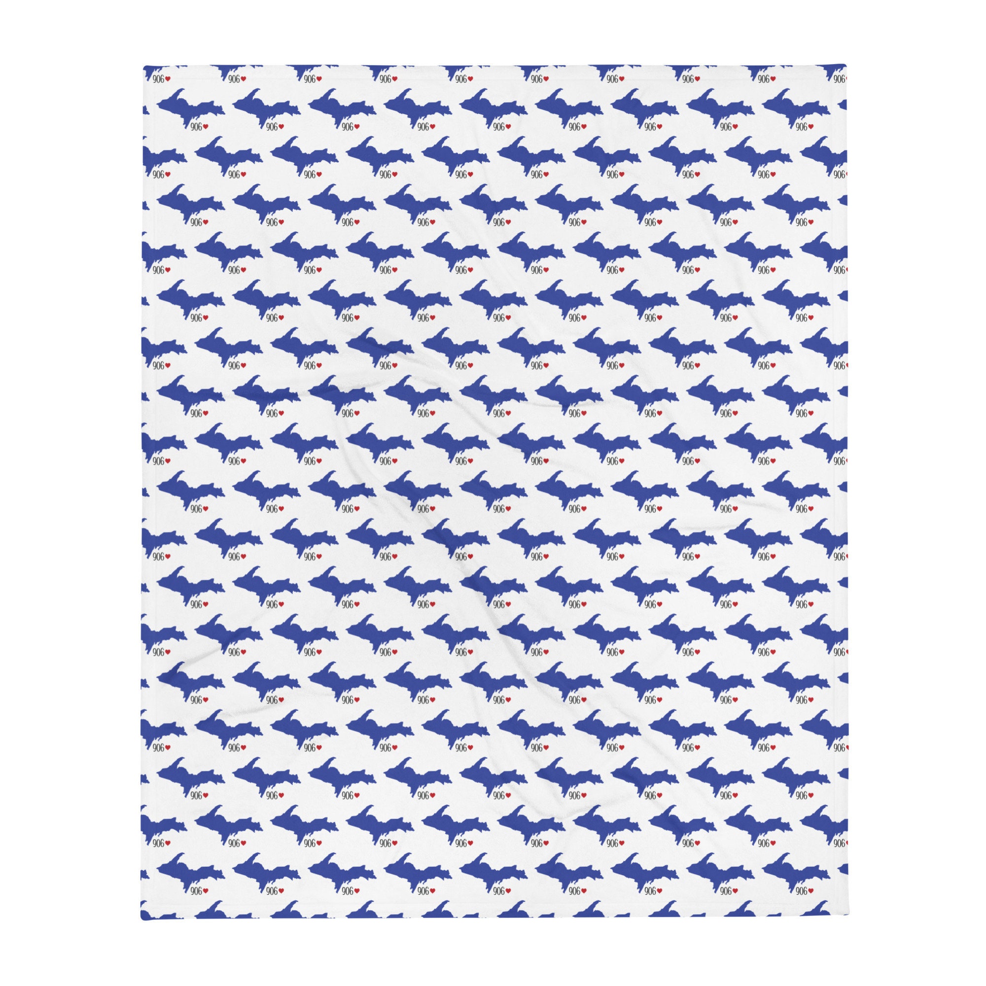 Yooper Throw Blanket 906 Blanket, Upper Peninsula Blanket, Yooper Gifts ...