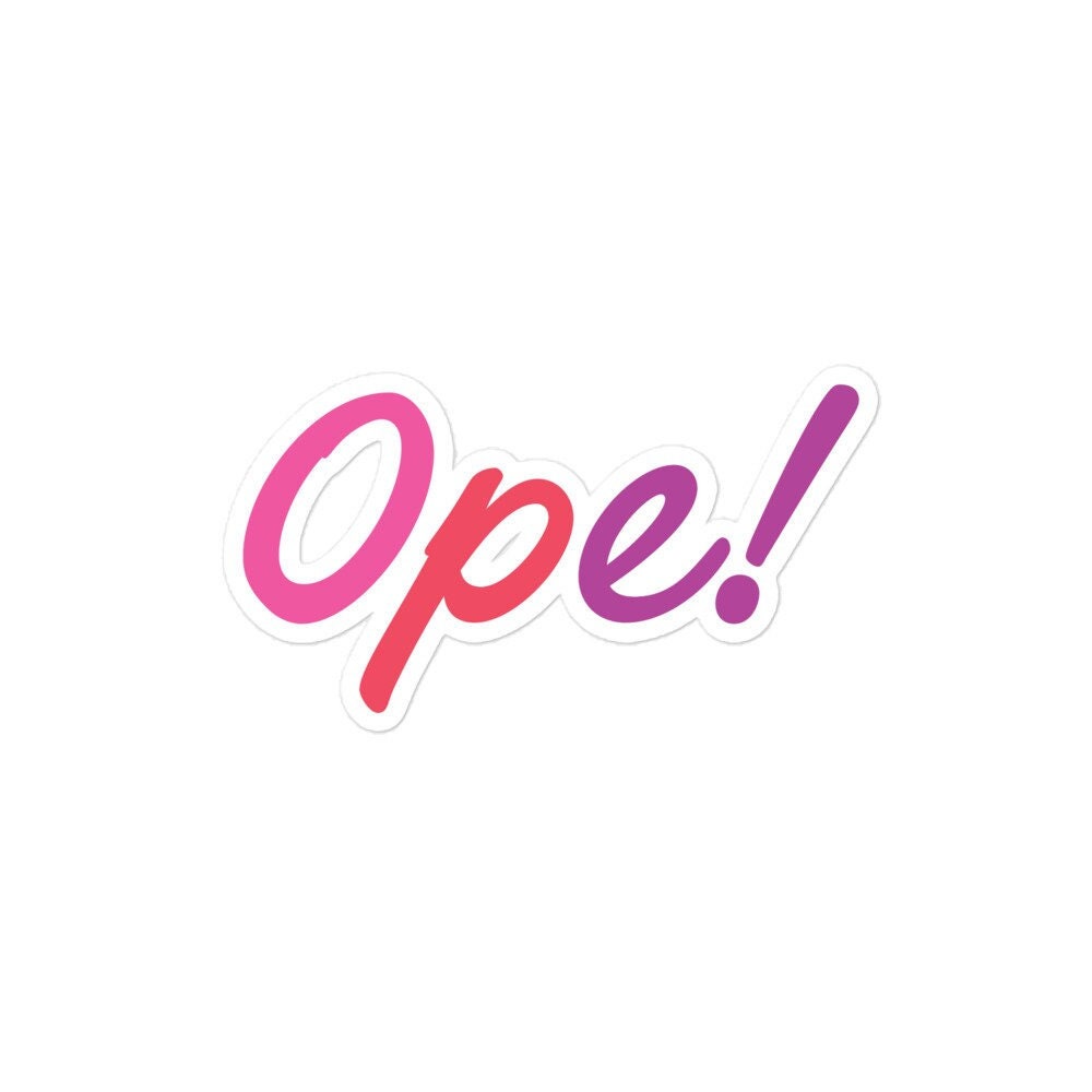 Midwest Ope! Sticker Decal | Ope Car Decal, Midwest Bumper Sticker ...