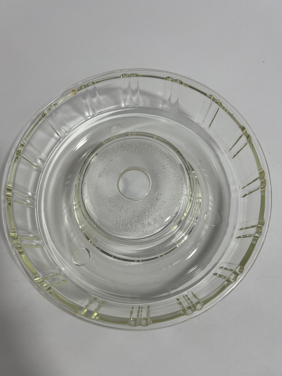 Vintage Glass Bundt Pan - Glasbake - Queen Anne Pattern - Etsy