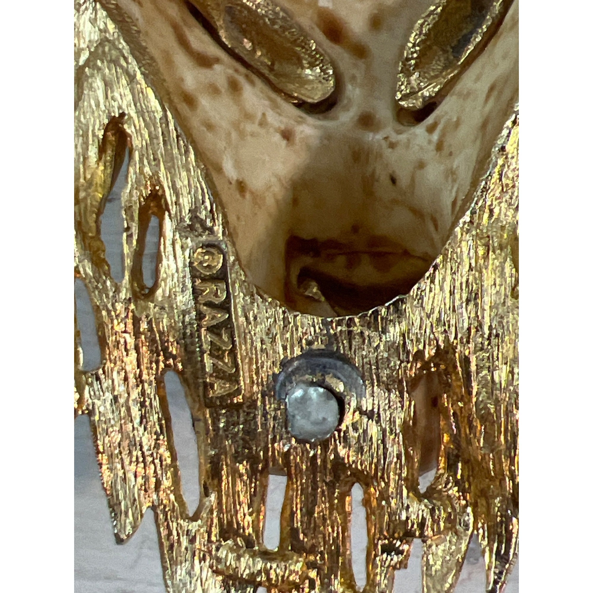 Vintage Luca Razza Lions Head Pendant Necklace, Signed - Etsy