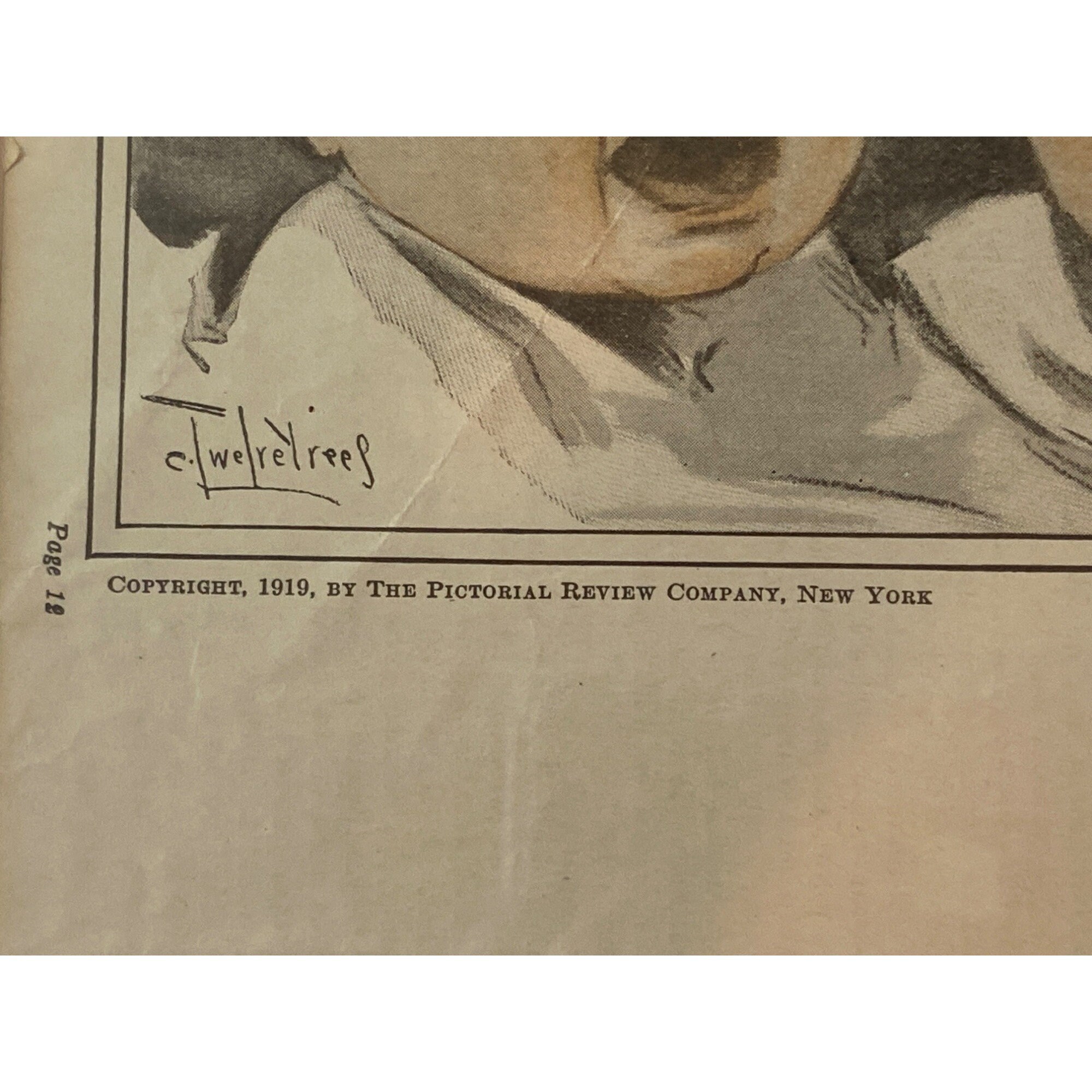 1919 Charles Twelvetrees, Pictorial Review Company, NY Quintuplet ...