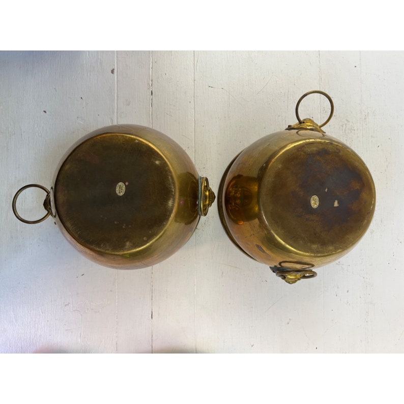 Unique Pair of Vintage Chinese Brass Planter With Foo Dog Handles - Etsy