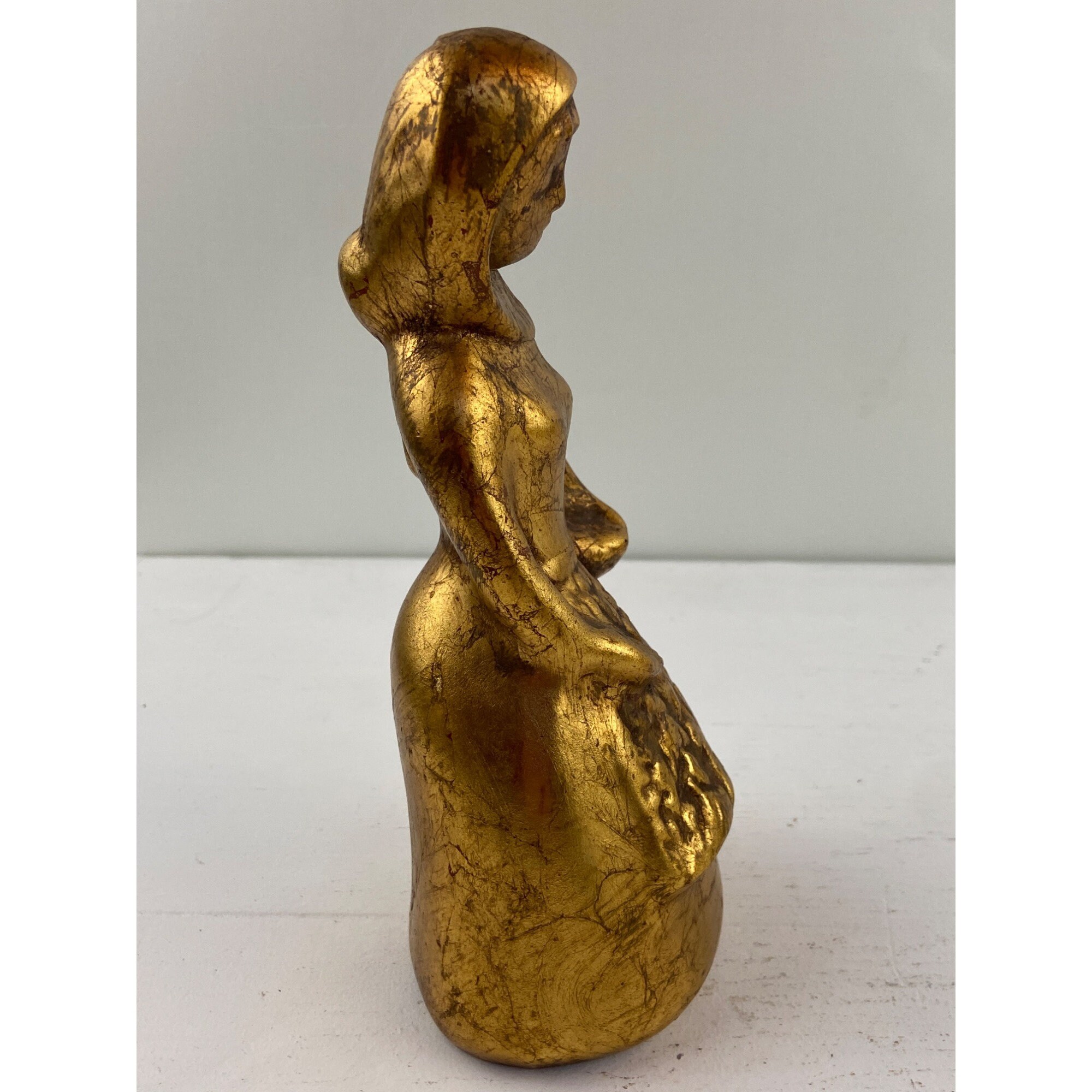 Vintage 1970s Howard Pierce Pottery Girl Holding A Bowl Ceramic ...