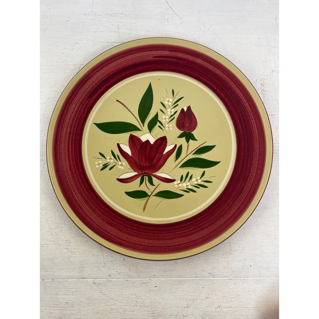 Vintage Stangl Pottery Magnolia Large 14" Round Serving Platter ...