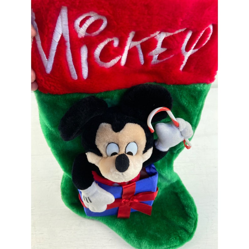 Vintage Santa’s Best Mickey Mouse Christmas Stocking - Etsy