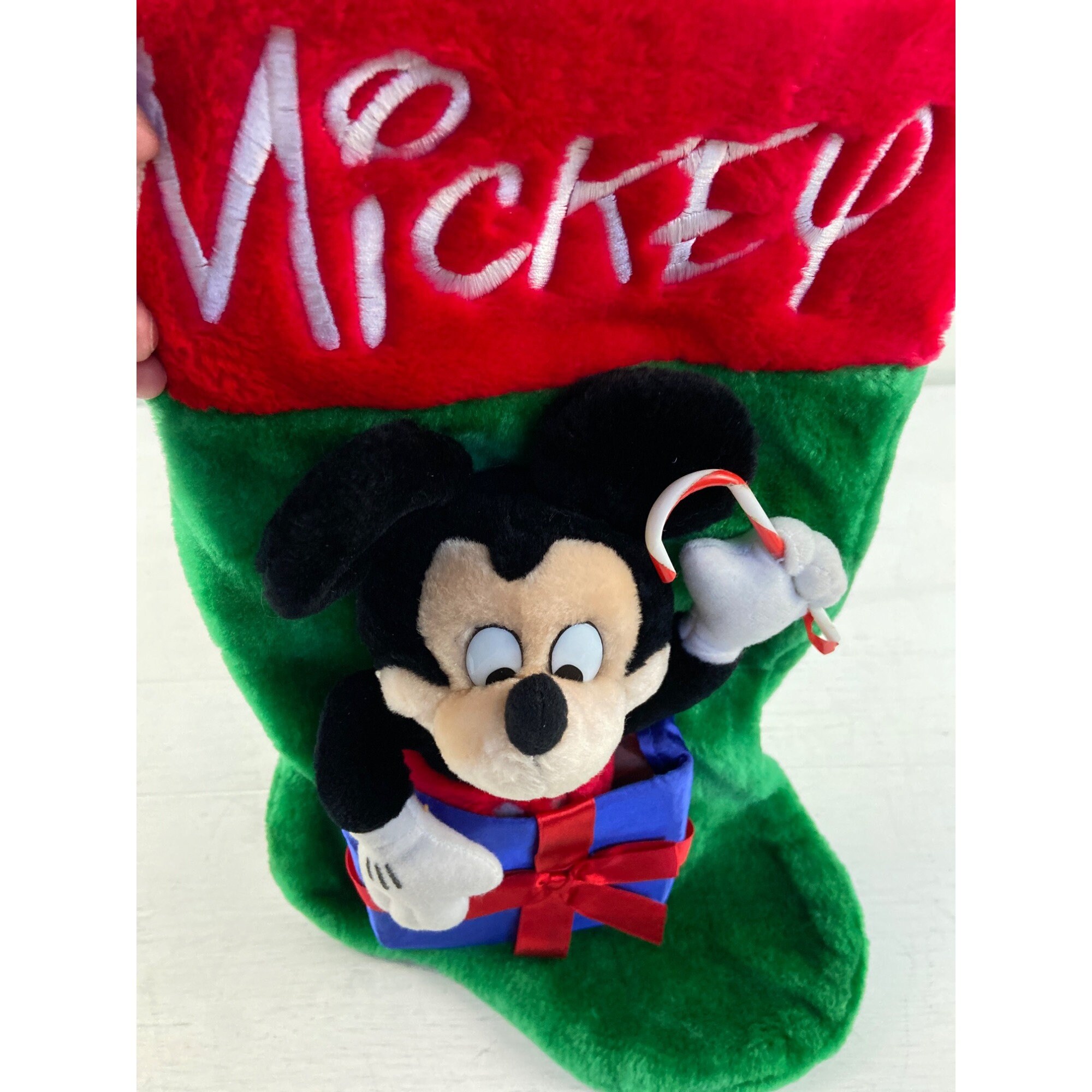 Vintage Santa’s Best Mickey Mouse Christmas Stocking - Etsy