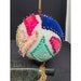 Vintage Multi-color Letter "j" Push Pin Christmas Ornament Embellished ...