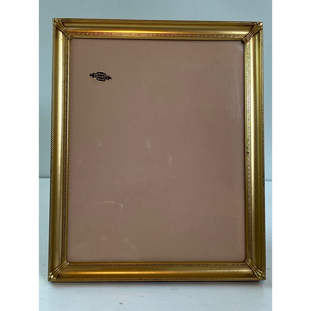 Vintage 24 Karat Gold Plated 8 X 10 Picture Frame - Etsy