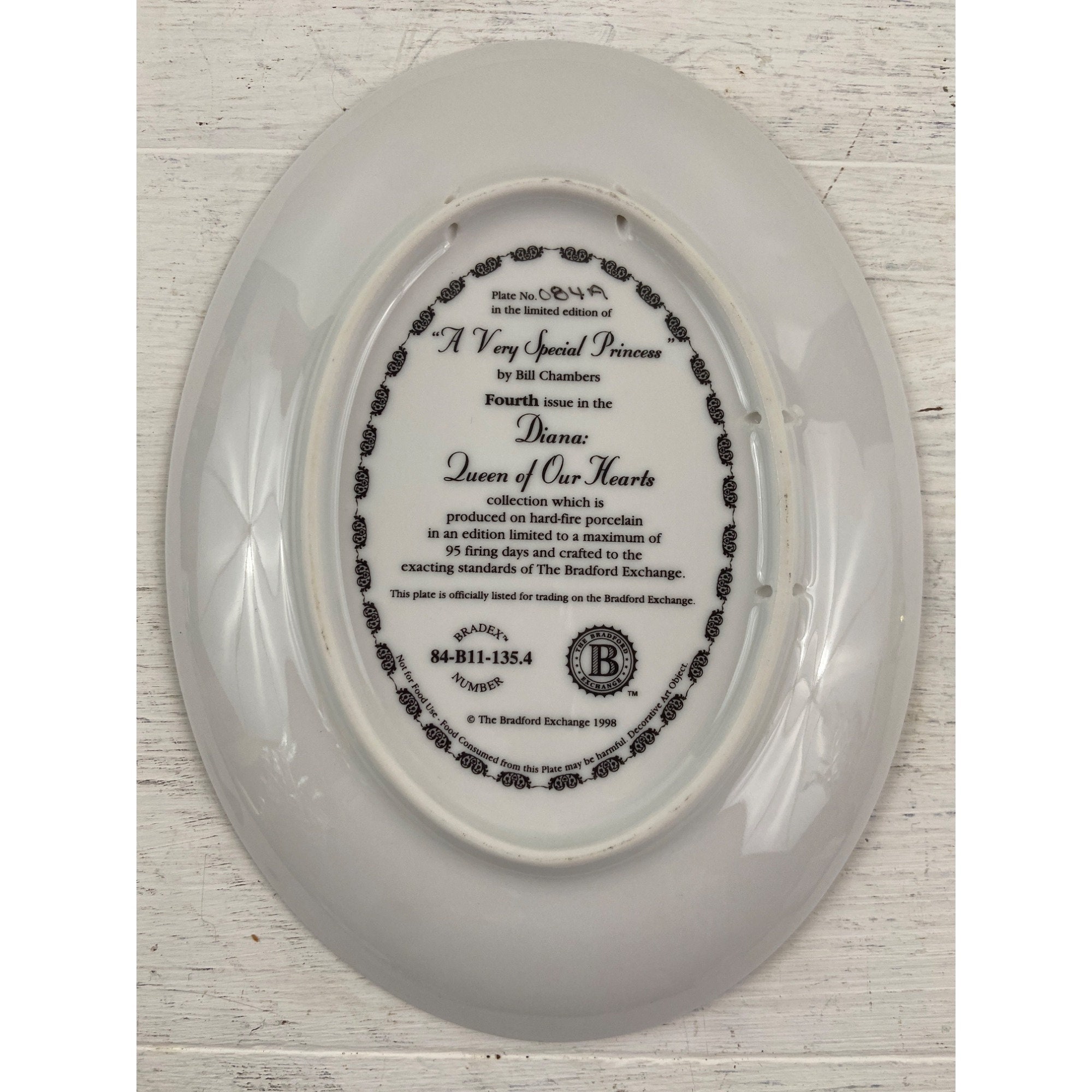 Vintage A Very Special Princess Plate for Princess Diana Queen of Our ...