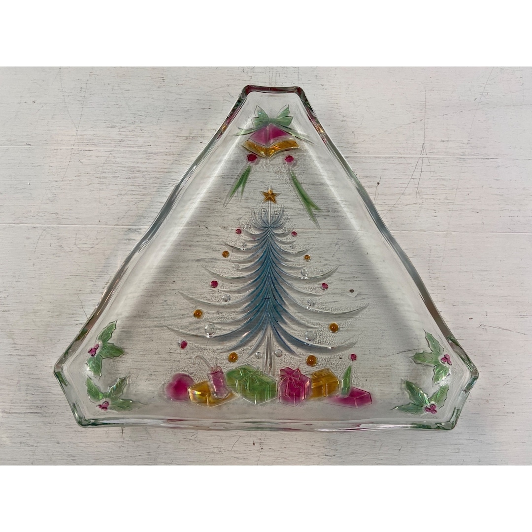 Vintage Mikasa Christmas Tree Platter - Etsy