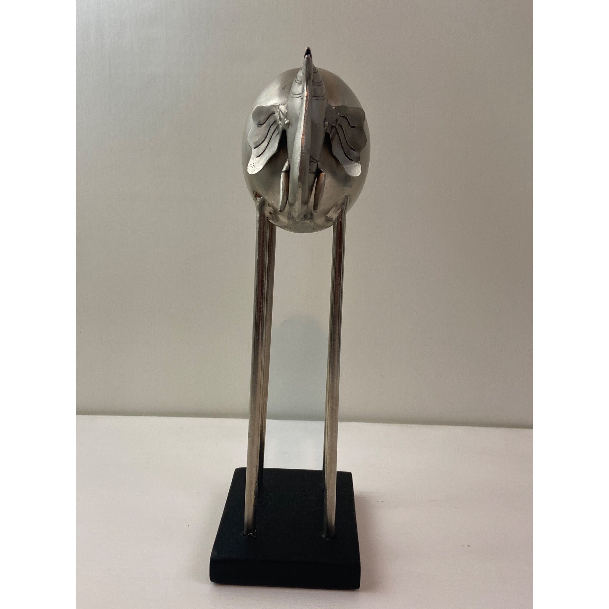 Vintage MCM Metal Elephant With Elongated Legs Sculpture - Etsy