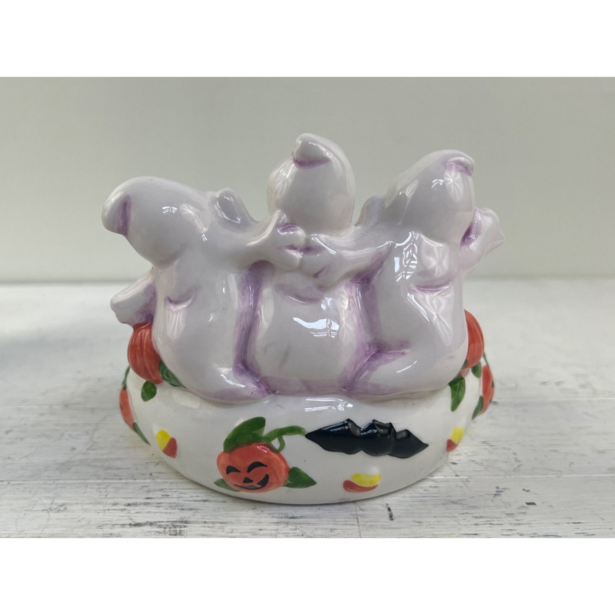 Vintage 1999 GAC Trick or Treat Ceramic Candy Dish - Etsy