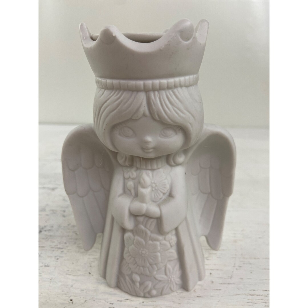 Vintage Ceramic Christmas Angel Candle Holder Tea Light 6" - Etsy