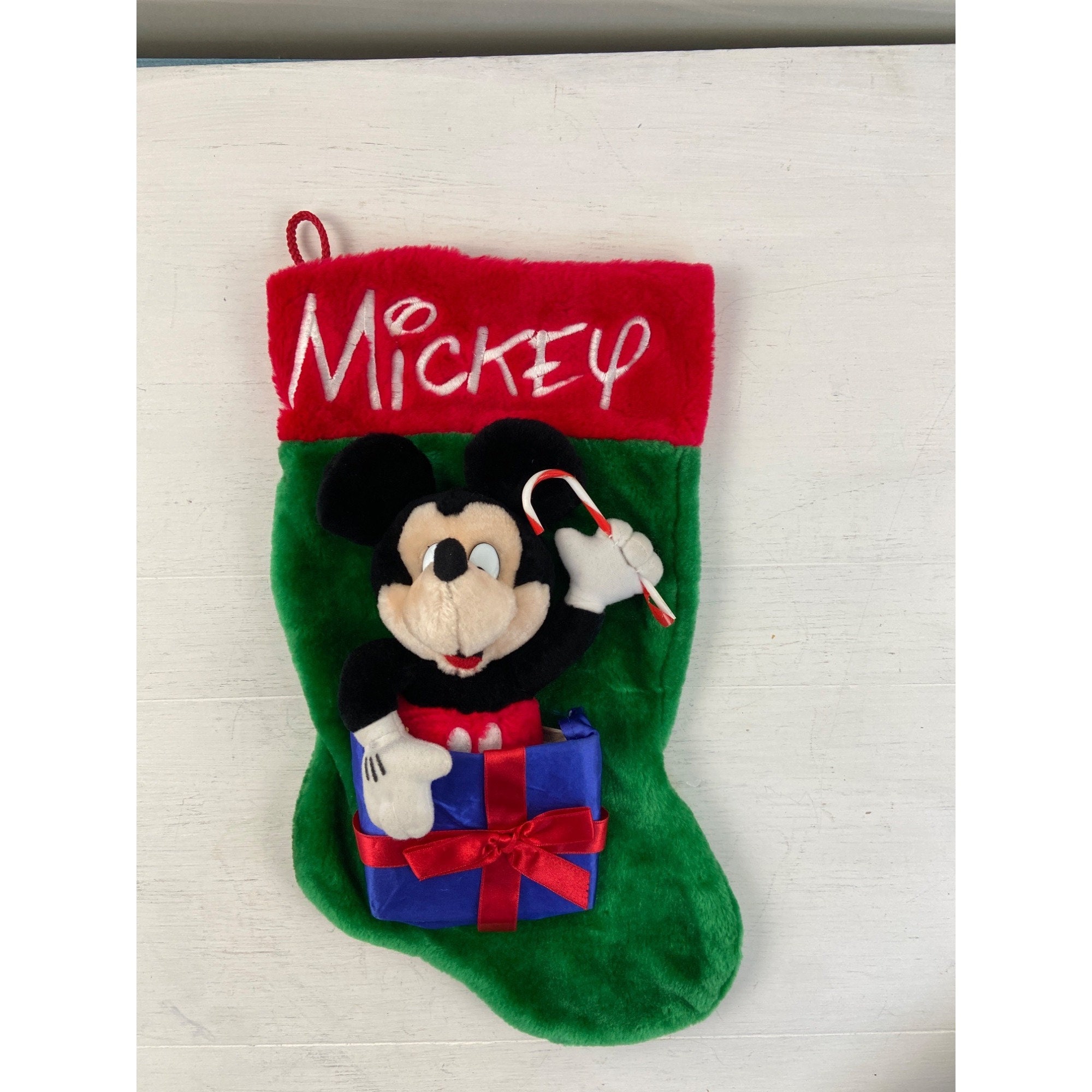 Vintage Santa’s Best Mickey Mouse Christmas Stocking - Etsy