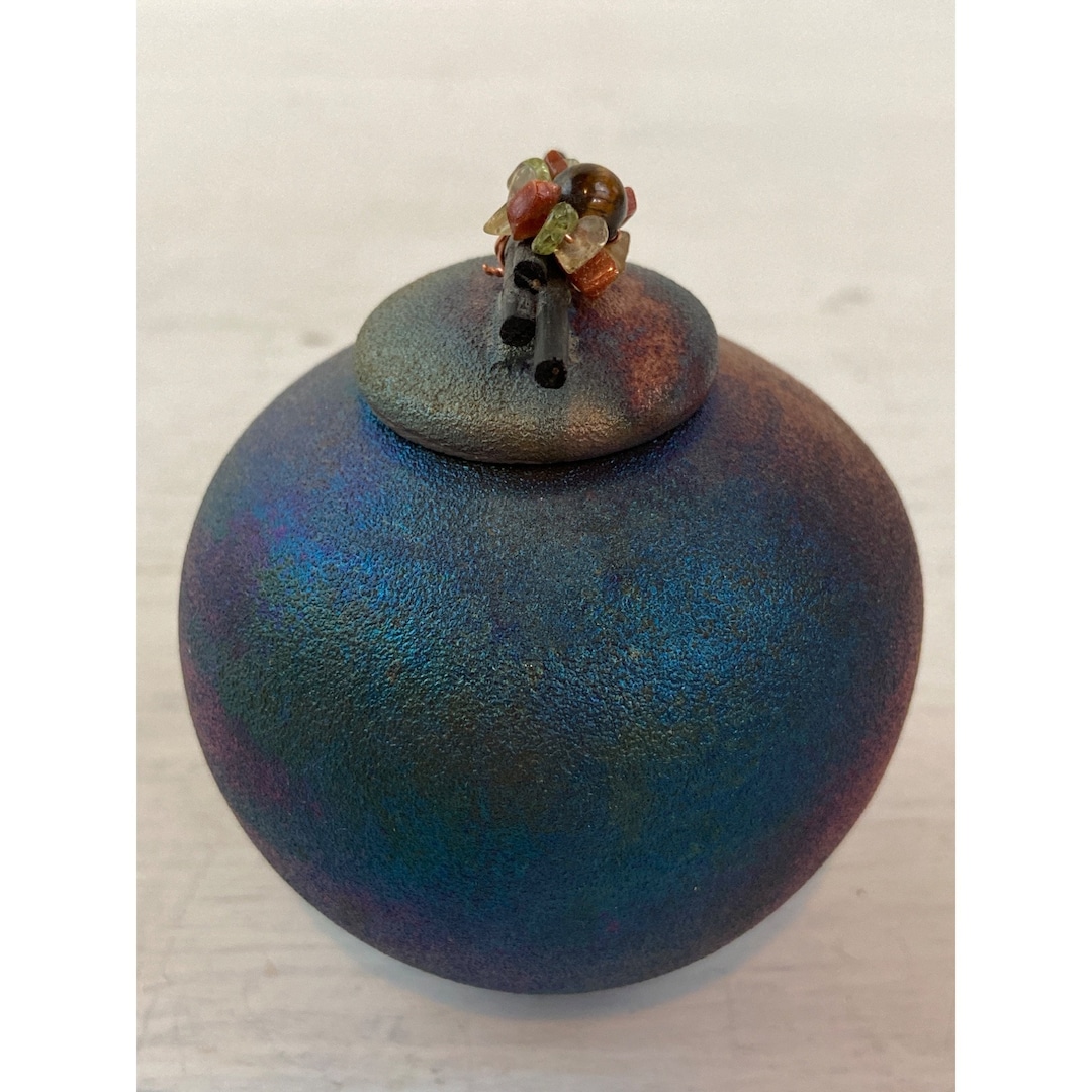 Jeremy Diller Raku Pottery Dream Jar - Etsy