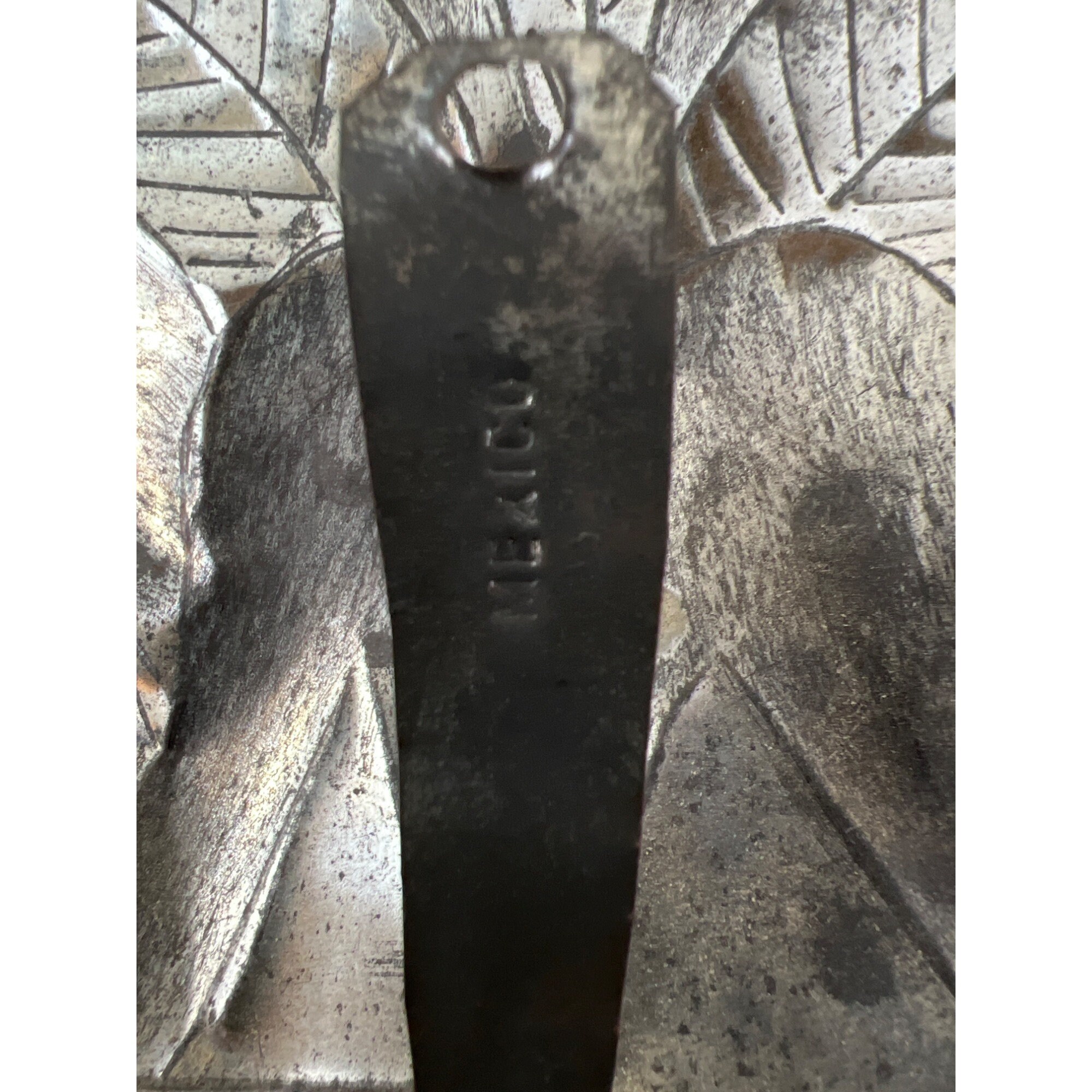 Vintage Mexican Metal Punch Mask Glass Eyes Folk Art Mexico - Etsy