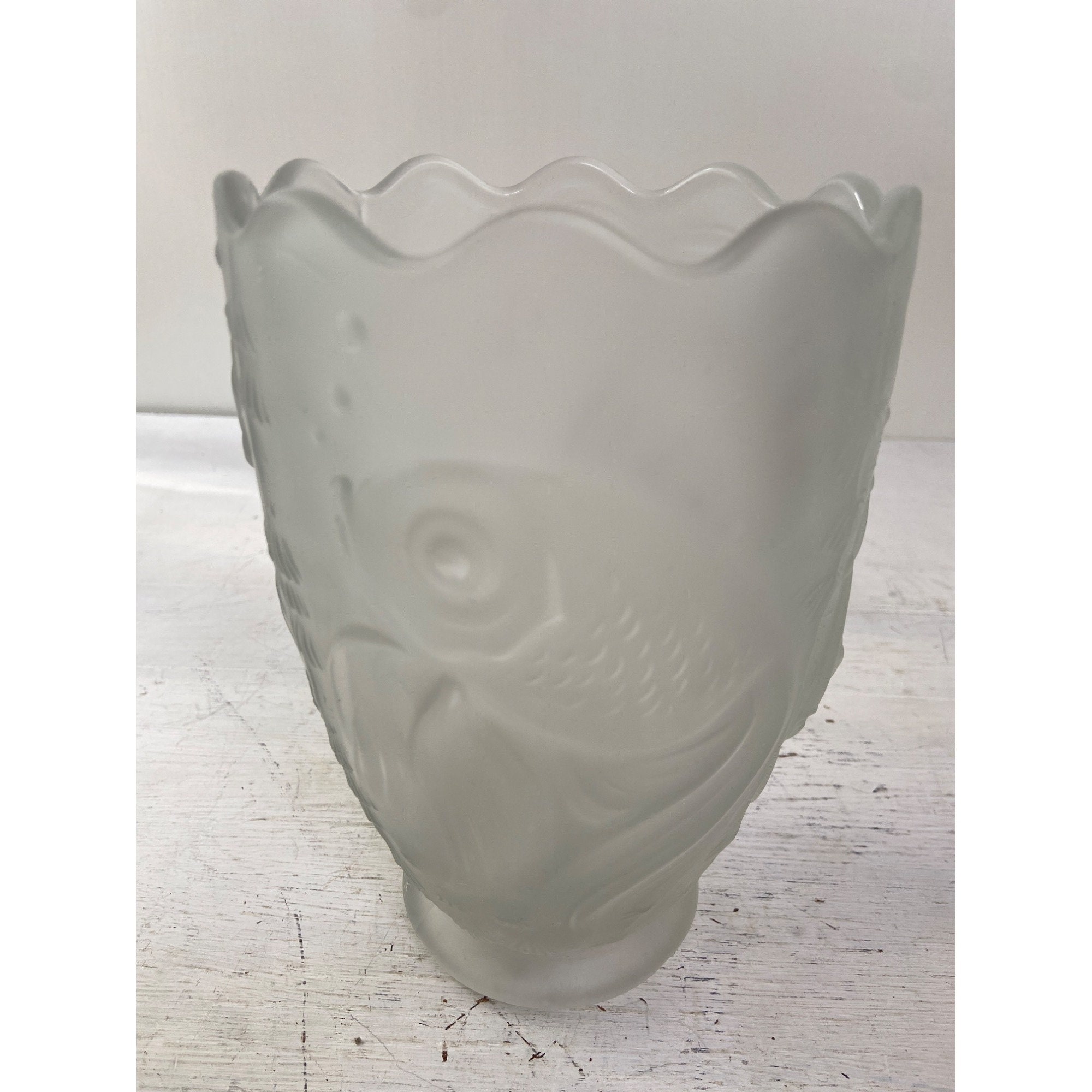 Josef Inwald Barolac Satin Glass Vase Swimming Goldfish Koi - Etsy