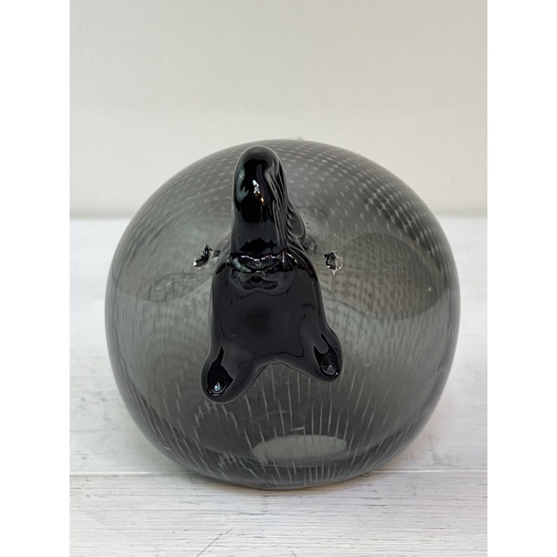 Vintage Mid Century Modern Smoky Glass Rooster Sculpture - Etsy