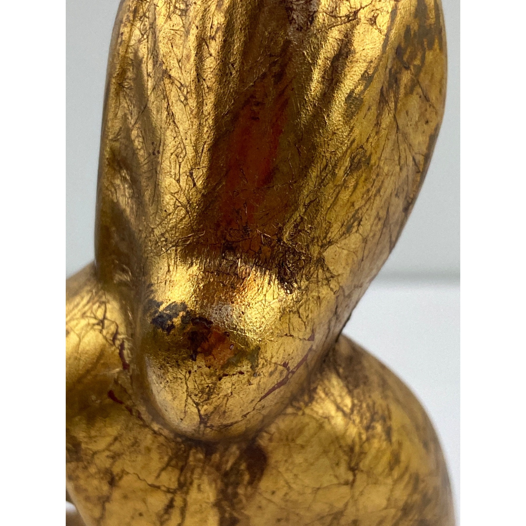 Vintage 1970s Howard Pierce Pottery Girl Holding A Bowl Ceramic ...