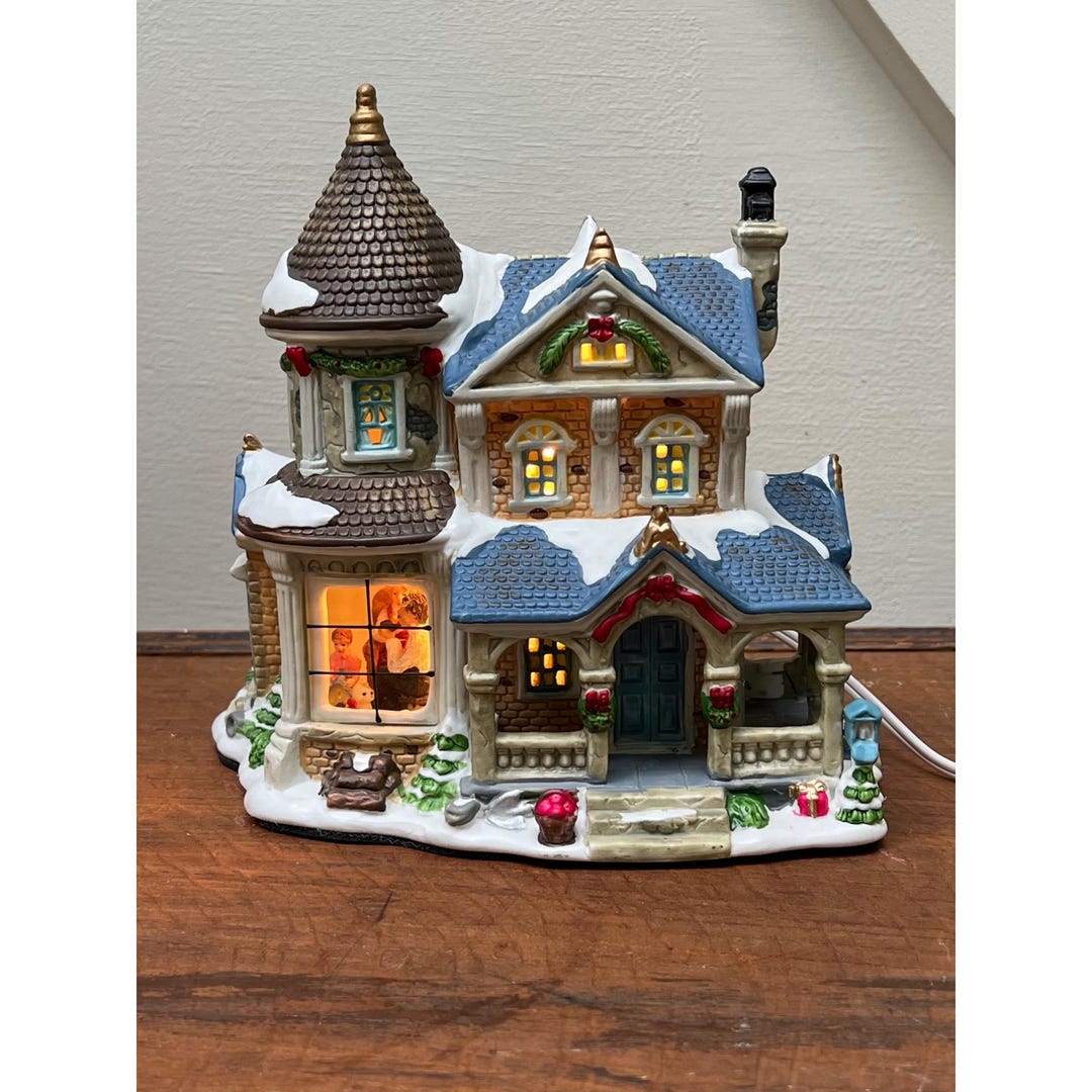 Vintage Lemax 2003 Carol Towne Cameron House Christmas Village Light - Etsy
