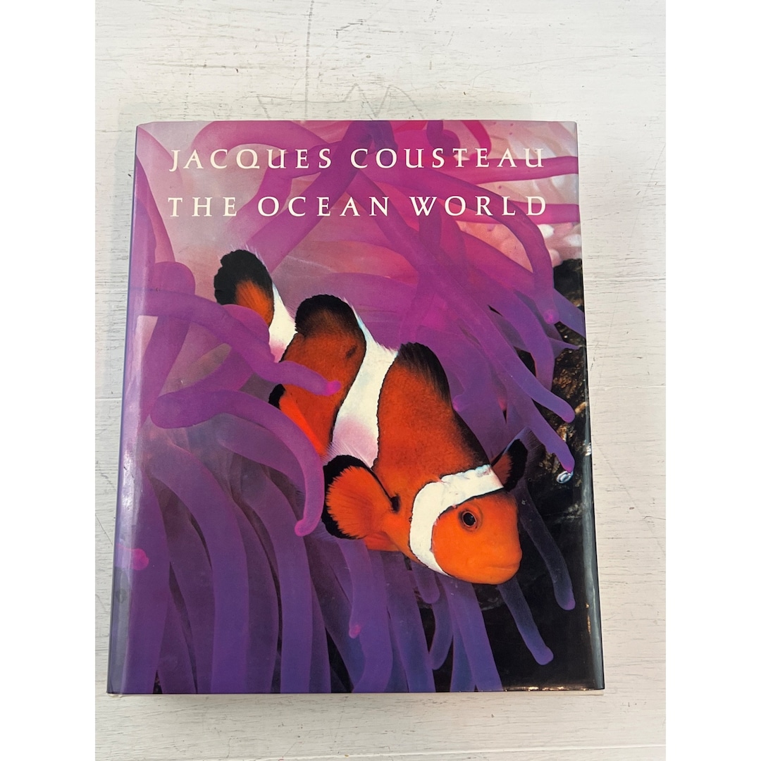 Vintage 1980's Jaques Cousteau “the Ocean World” Coffee Table Book - Etsy