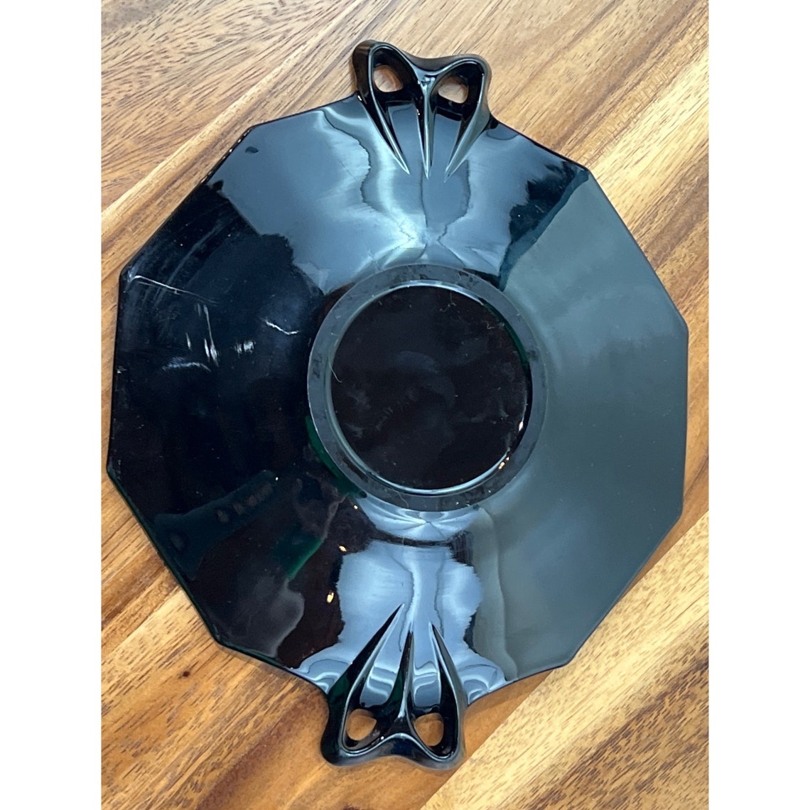 Vintage 1930’s LE Smith Glass Mt.pleasant Black Amethyst, Set of 2 ...