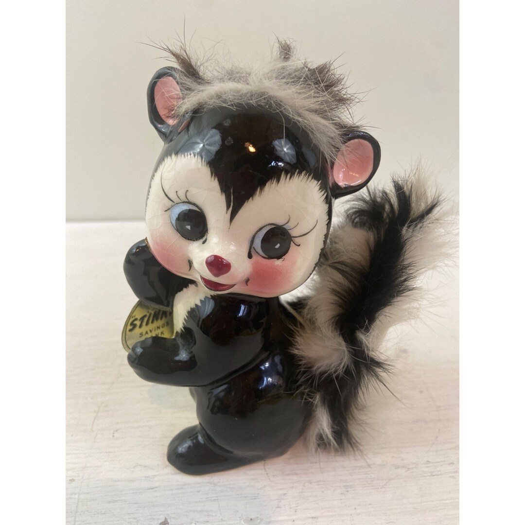 Vintage 1950s Napco Made in Japan stinky Savings Bank Figurine Souvenir ...